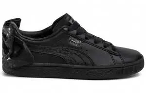 PUMA Basket "bow Leopardlow Top Sneakers - Black