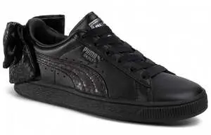 PUMA Basket "bow Leopardlow Top Sneakers - Black