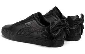 PUMA Basket "bow Leopardlow Top Sneakers - Black