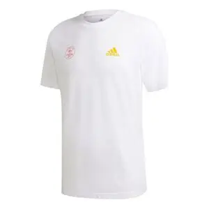 Adidas Snack Photo Tee Alphabet Logo Round Neck Short Sleeve