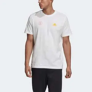 Adidas Snack Photo Tee Alphabet Logo Round Neck Short Sleeve