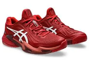 Asics Court Ff 3 Novak Tennis Sneakers - Red/white/brown