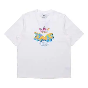 Adidas Originals Graphic Tee Printing Short Sleeve - White