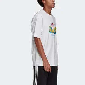 Adidas Originals Graphic Tee Printing Short Sleeve