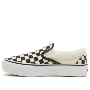 VANS Vans Classic Slip-On Platform Checkerboard Sneakers Black