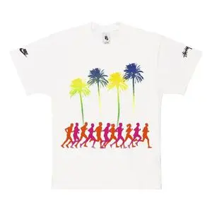 Nike X Stussy Crossover Printing Beach T-shirt - White