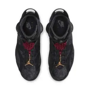JORDAN Air Retro "singles Day" High Top Sneakers - Black