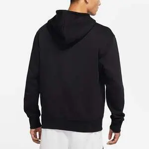 JORDAN Black Multi-color Large Logo Hoodie