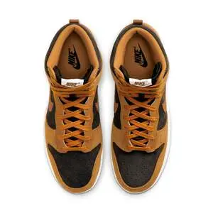 Nike Dunk High Premium "dark Curry - Brown/yellow