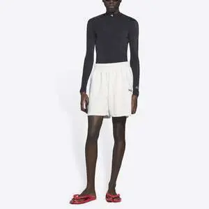 Balenciaga Political Campaign Shorts - White