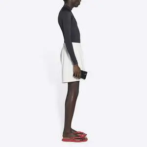 Balenciaga Political Campaign Shorts - White
