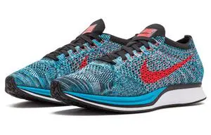 Nike Flyknit Racer - Green/red