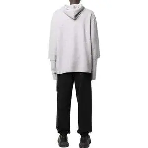 Off-White Long Sleeve Hooded Sweatshirt