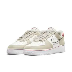 Nike Force 1 '07 Lv8 'first Use' Sneakers - Light Stone/black/sail