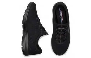 Sketchers Summits Low Top Sneakers - Black