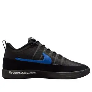 Nike X Fragment Book 2 "black White Blue" Sneakers - Black/white/blue