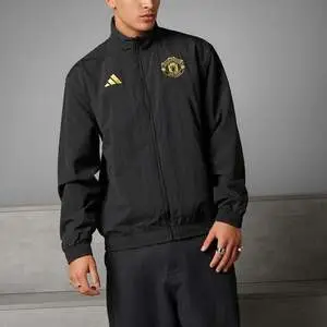 Adidas Manchester United Stone Roses Anthem Jacket - Black/multicolor