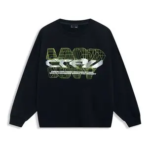 LI-NING Counterflow Graphic Sweatshirt - Black/multi-color