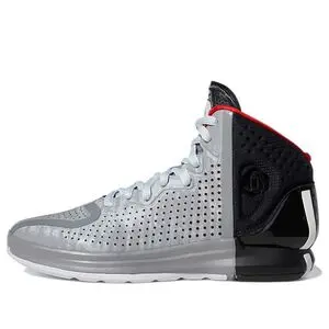 Adidas D Rose 4 Restomod High Top Sneakers - Grey/black