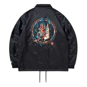LI-NING Graphic Coach Jacket - Black/multi-color