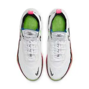 Nike Zoom G.t. Run Ep "white Multi Neonathletic Sneakers - White/pink/green