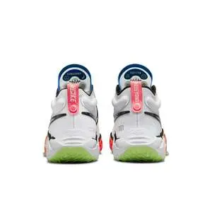 Nike Zoom G.t. Run Ep "white Multi Neonathletic Sneakers - White/pink/green