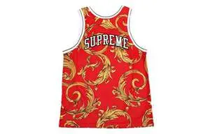 Supreme X Nike Basketball Jersey With Crossover Printing