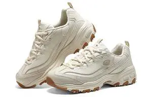 Sketchers D'lites Lace Up Sneakers - Beige