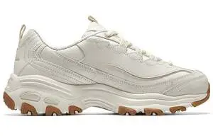 Sketchers D'lites Lace Up Sneakers - Beige