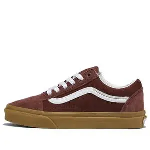 VANS Old Skool Corduroy Lace Up Sneakers - Redbrown