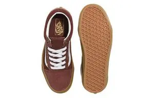 VANS Old Skool Corduroy Lace Up Sneakers - Redbrown