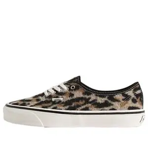 VANS Premium Authentic 44 Leopard Print Lace-up Sneakers - Leopard Black/brown