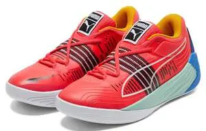 PUMA Fusion Nitro Low Top Sneakers - Red/blue