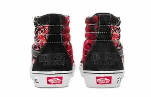 VANS X Stranger Things Sk8-hi Reissue 'upside Down' Sneakers - Black/red