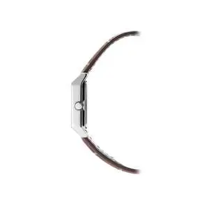 Casio Analog Quartz Watch With Leather Band
