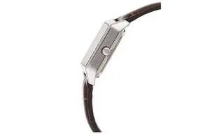 Casio Analog Quartz Watch With Leather Band