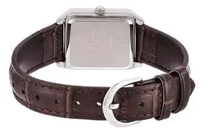 Casio Analog Quartz Watch With Leather Band
