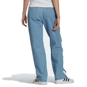 Adidas Denim Adibreak Pants - Blue/white