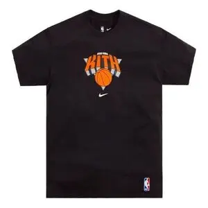Kith X Nike New York Knicks Graphic Tee - Black