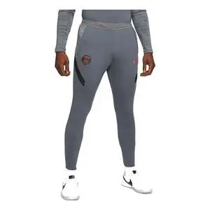 Nike Solid Color Printing Logo Tight Sports Pants/trousers/joggers Gray - Default Colorway