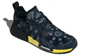 Adidas Neighborhood X Nmd_r1 "navy Paisley Bandana - Blue