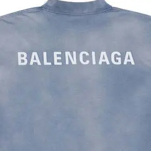 Balenciaga Medium Fit T-shirt - Blue/white
