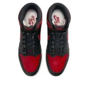 JORDAN 1 High '85 Bred Sneakers - Black/red
