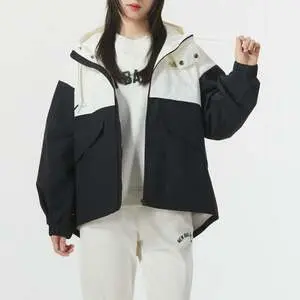 NEW BALANCE Color Block Jacket Asia Sizing 'white Black