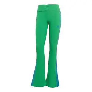 Adidas Originals Rib Flared Leggings - Green