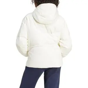 Adidas Padded Hooded Down Jacket - White