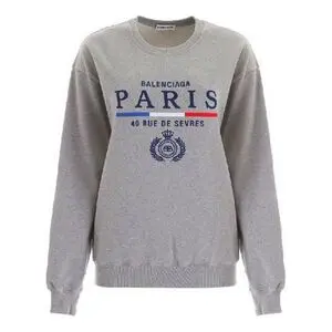 Balenciaga Logo Pullover Hoodie