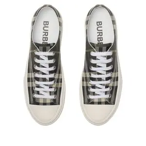 Burberry 26 Check Nylon Blend Sneakers