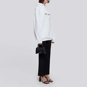 Balenciaga Logo Print Hoodie