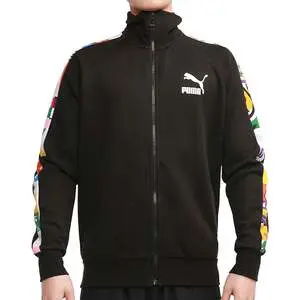 PUMA T7 Slim Fit Stand Collar Track Jacket